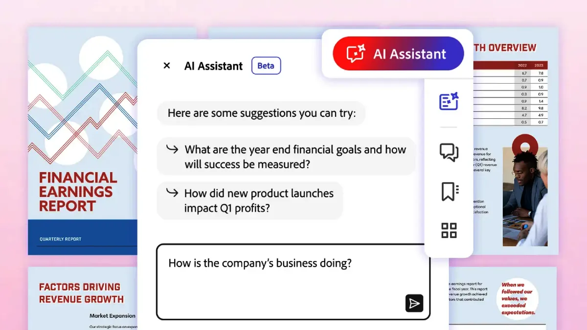 أدوبي تعزز أكروبات Acrobat بمميزات الذكاء الاصطناعي التوليدي - صدى التقنية
